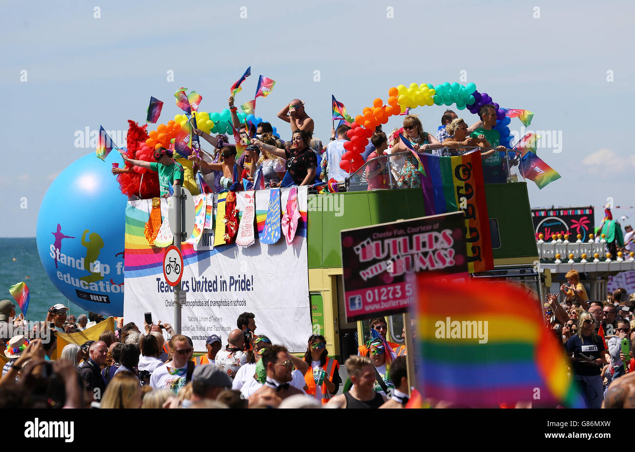 Brighton Pride parade Stock Photo - Alamy