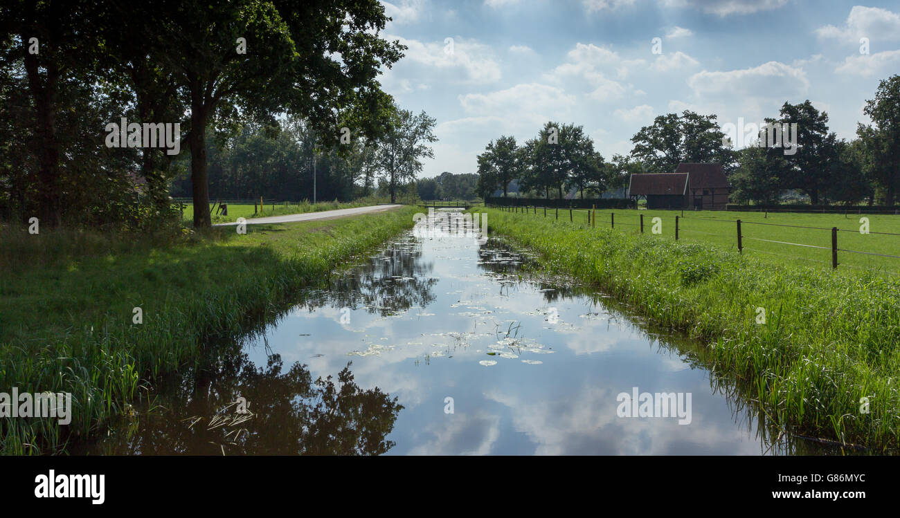 Rural canal scene hi-res stock photography and images - Alamy