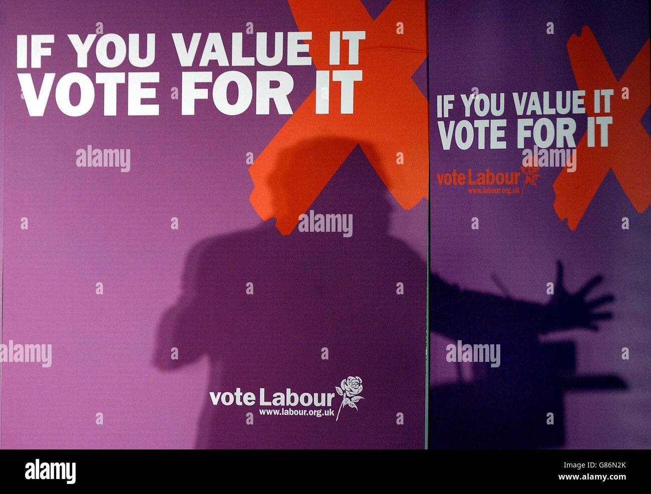 General Election Campaign 2005 - Labour Party - Edinburgh Corn Exchange ...