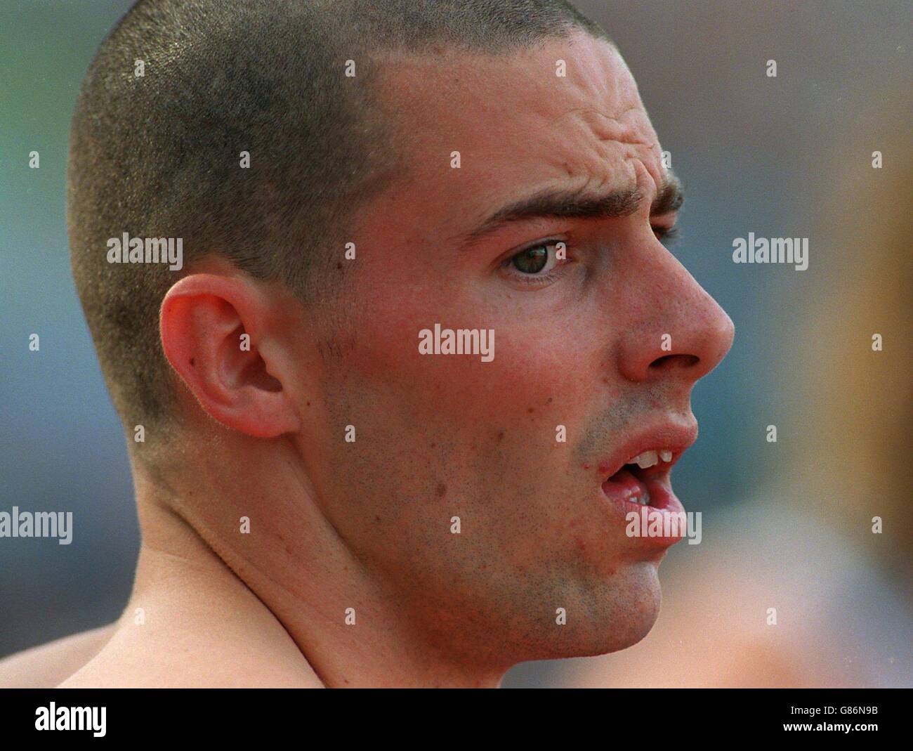 SPAR Europa Cup Athletics. Ian Mackie, Britain Stock Photo - Alamy