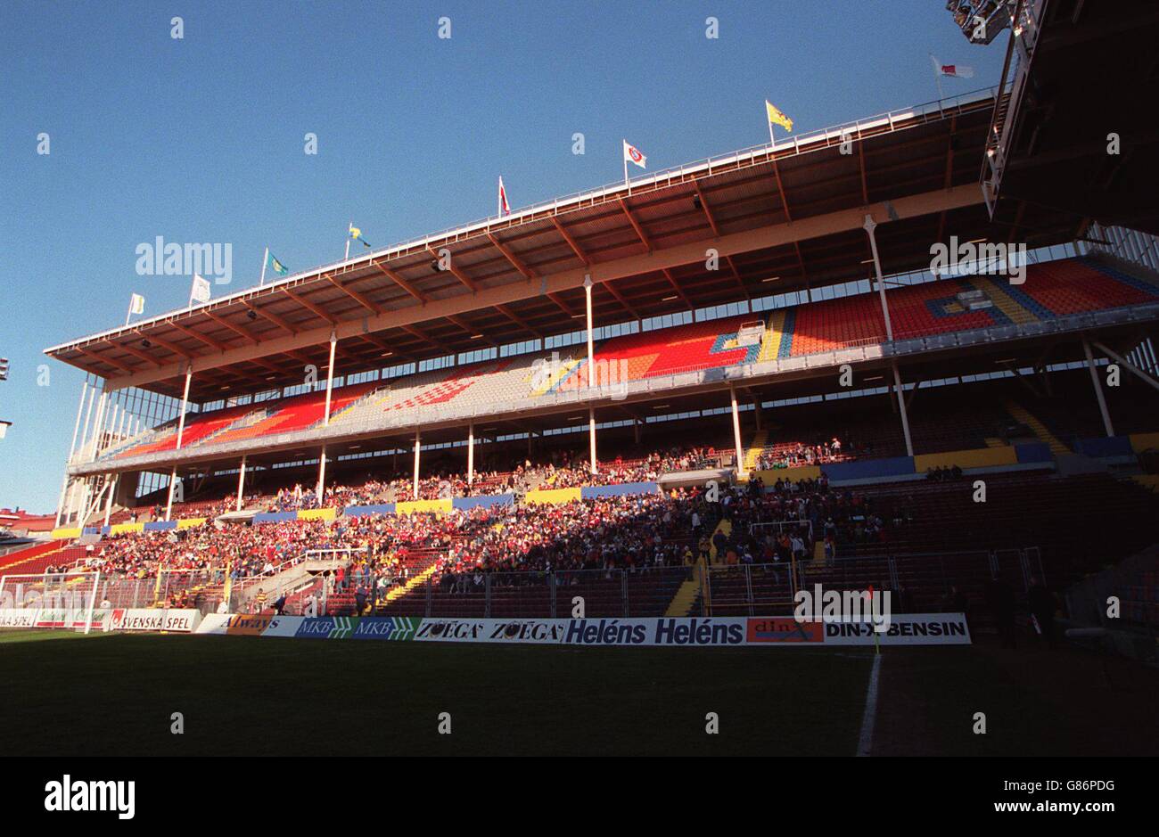 International Soccer - Sweden v Poland. Rasunda Stadium Solna Sweden ...