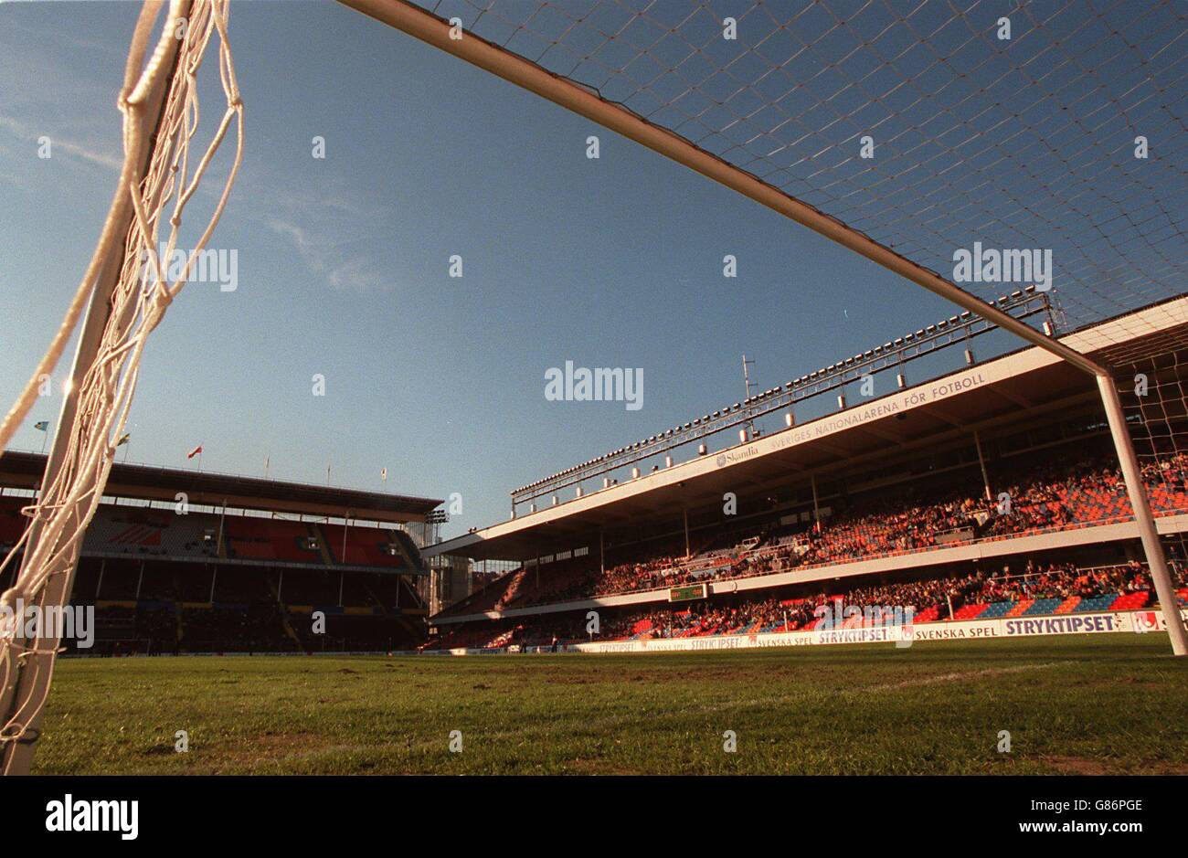 International Soccer - Sweden v Poland. Rasunda Stadium Solna Sweden ...