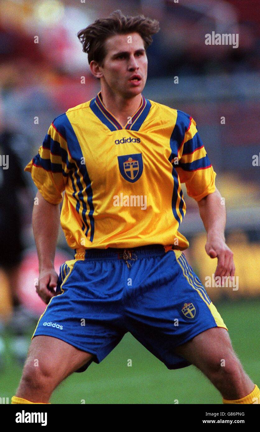 International Soccer - Sweden v Poland. Andreas Jacobsson, Sweden Stock ...