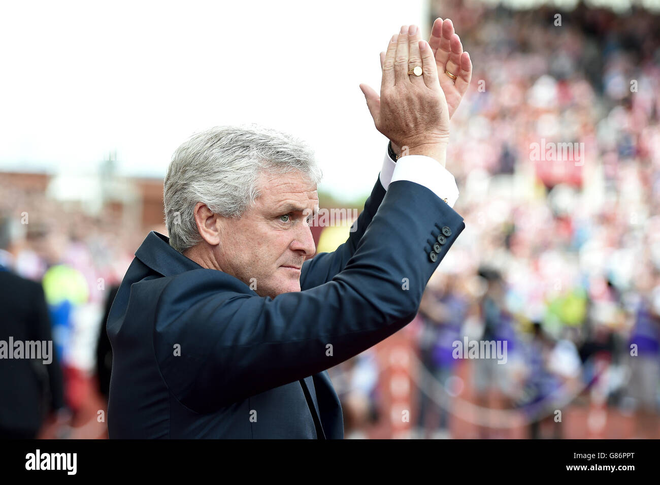 Football claps clap clapping head shot headshot portrait hi-res stock ...