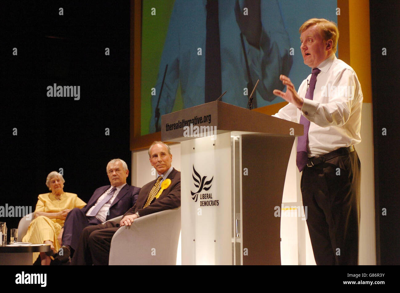 Charles kennedy mp leader of the liberal democrats hi-res stock ...