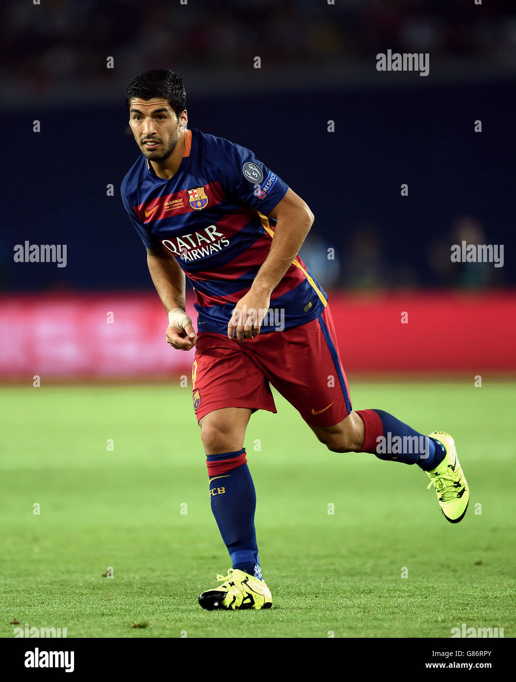 Soccer - UEFA Super Cup - Barcelona v Sevilla - Boris Paichadze Dinamo ...