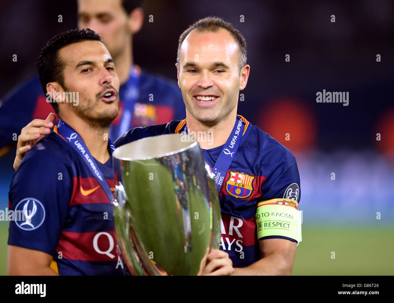 Soccer - UEFA Super Cup - Barcelona v Sevilla - Boris Paichadze Dinamo ...