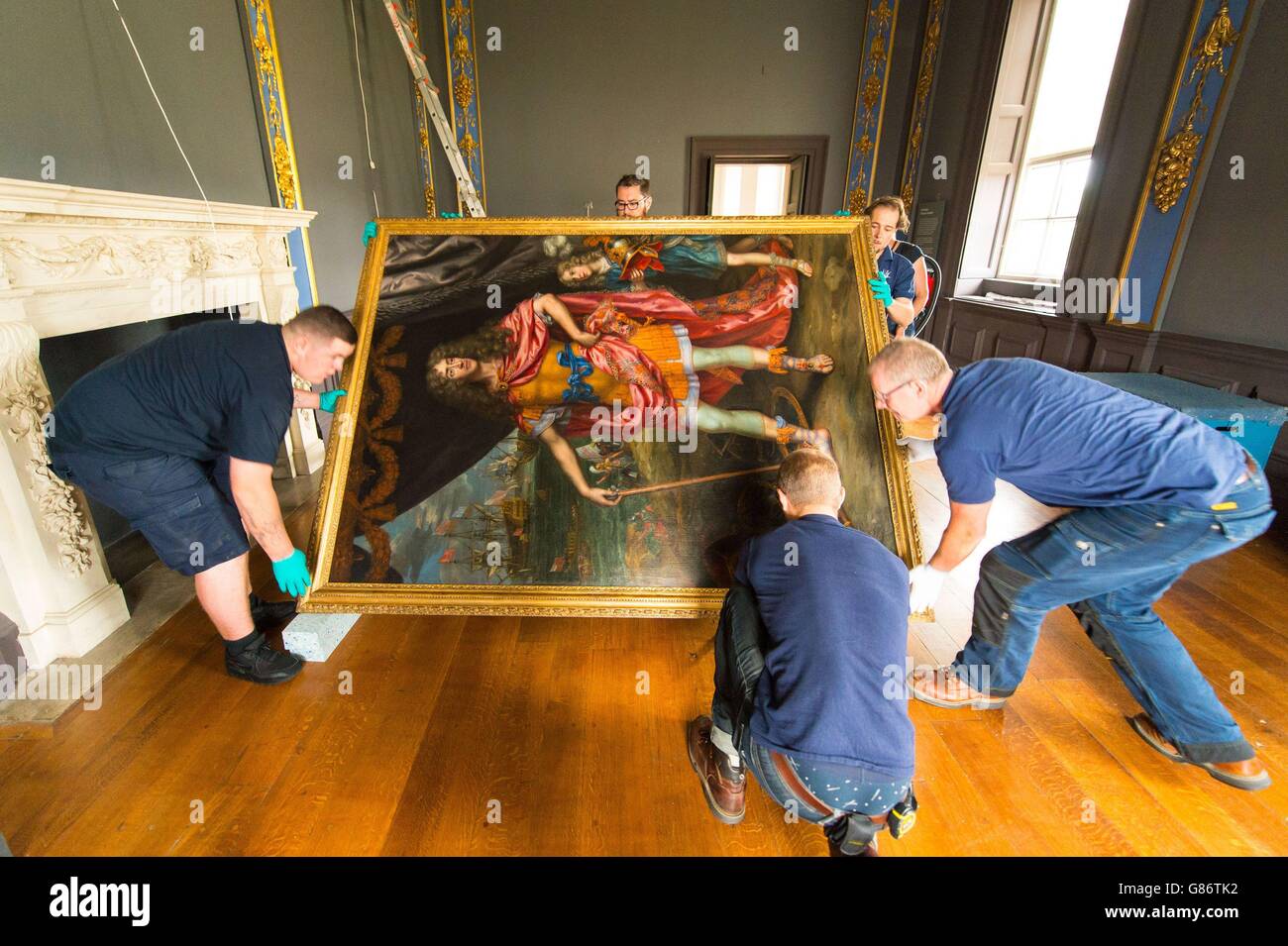 Queen's House restoration Stock Photo - Alamy