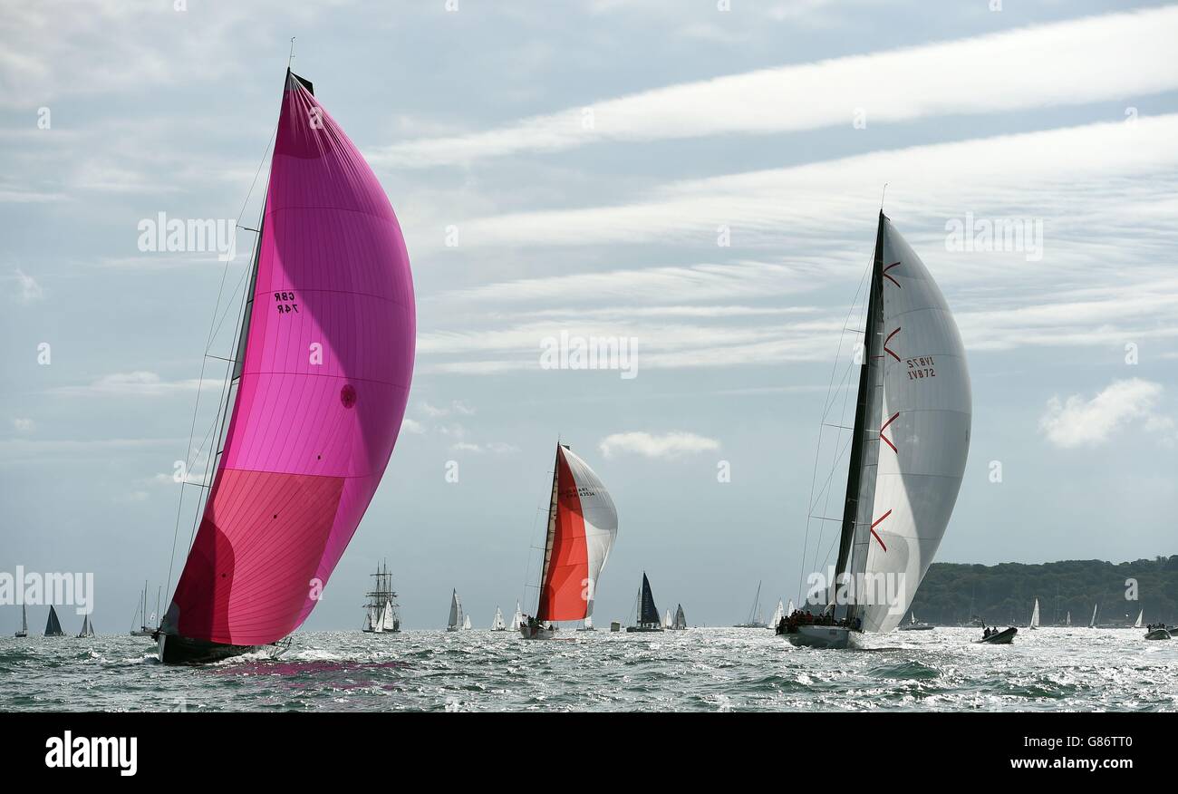 Cowes week 2015 hi-res stock photography and images - Alamy