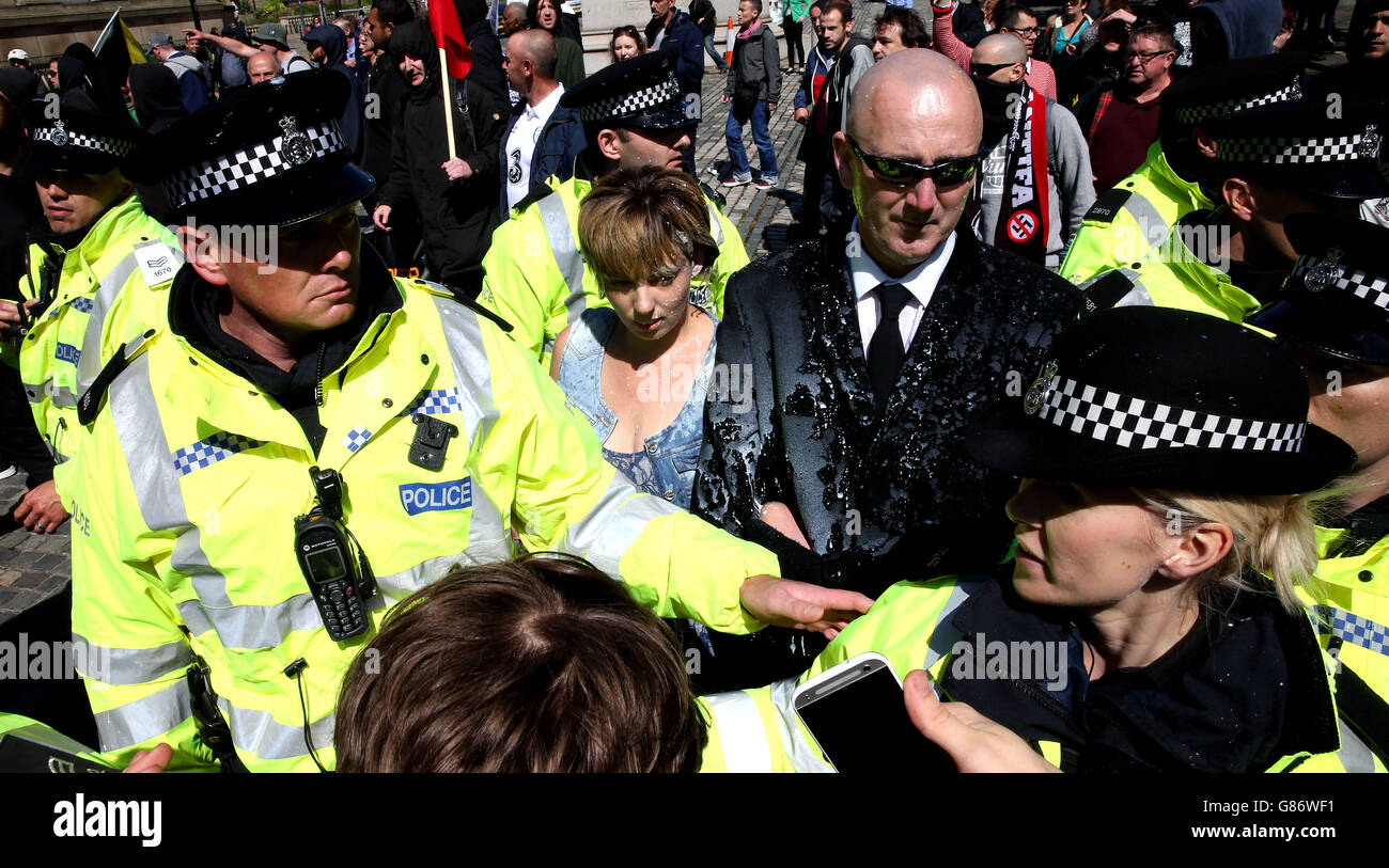 White man march liverpool hi-res stock photography and images - Alamy