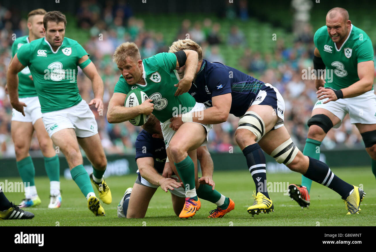 World cup warm up match aviva stadium hi-res stock photography and ...