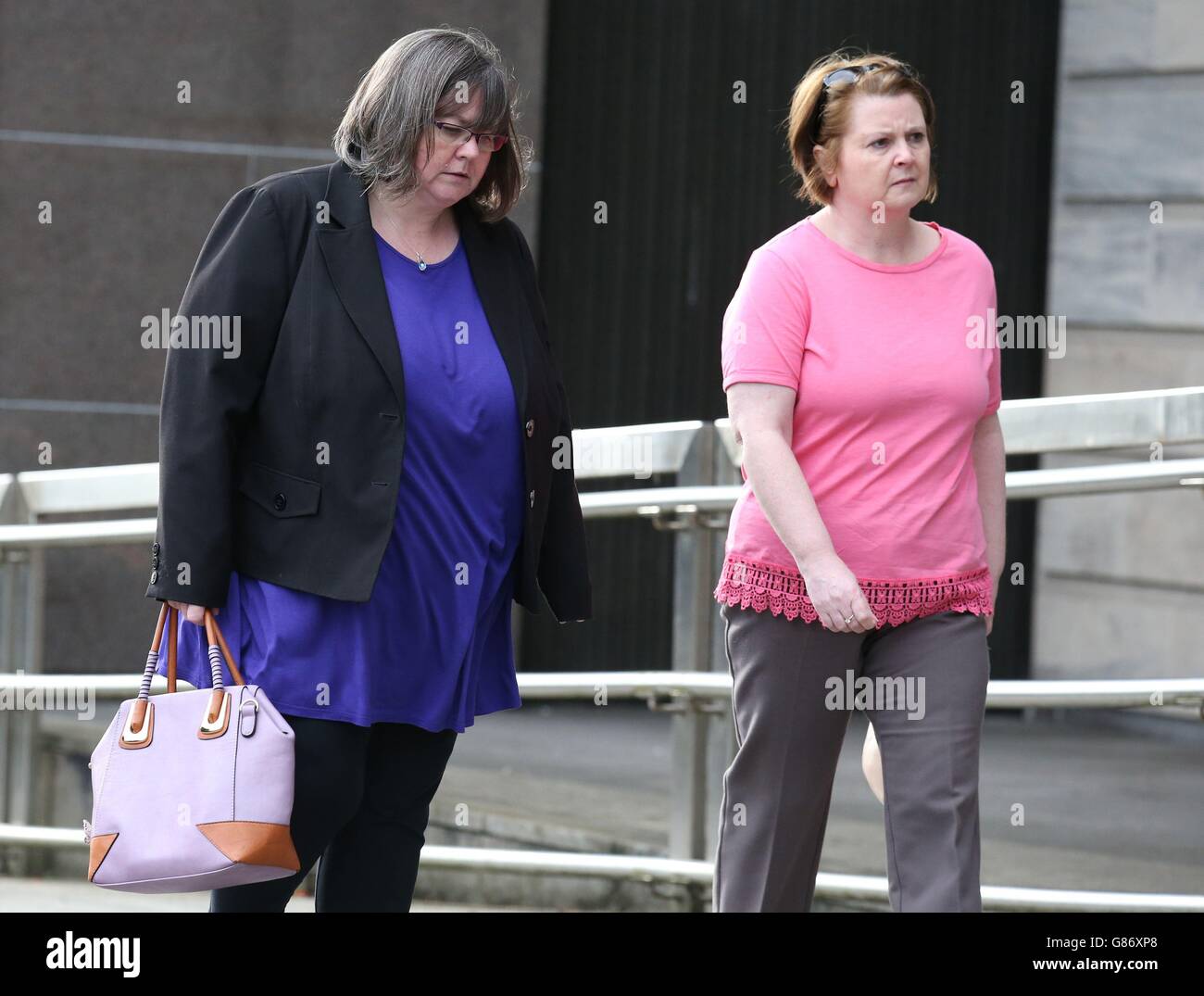 Linda Stewart (left) mother of Laura Stewart who was killed along with ...