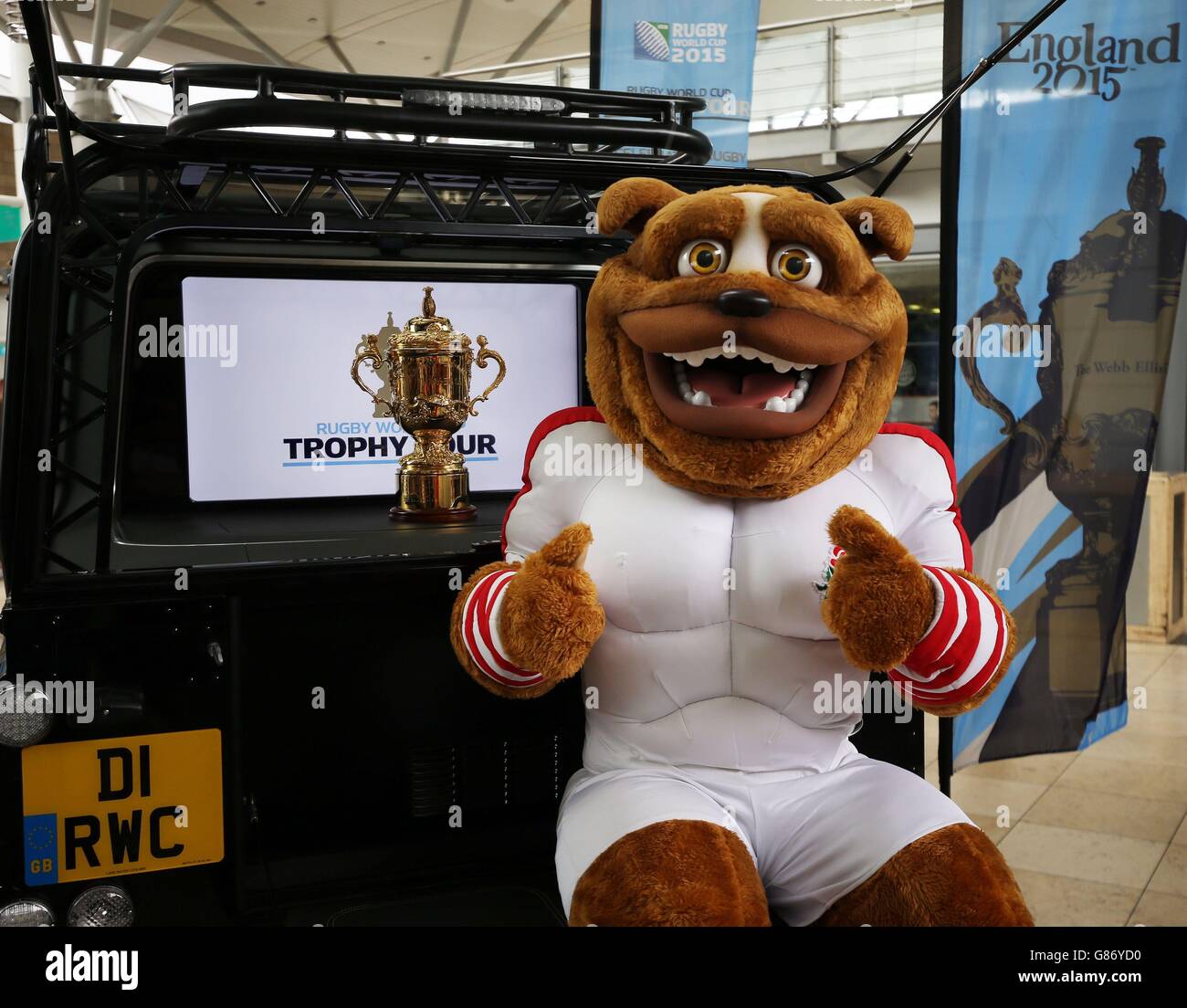 Webb Ellis Cup Tour - August 21 Stock Photo - Alamy