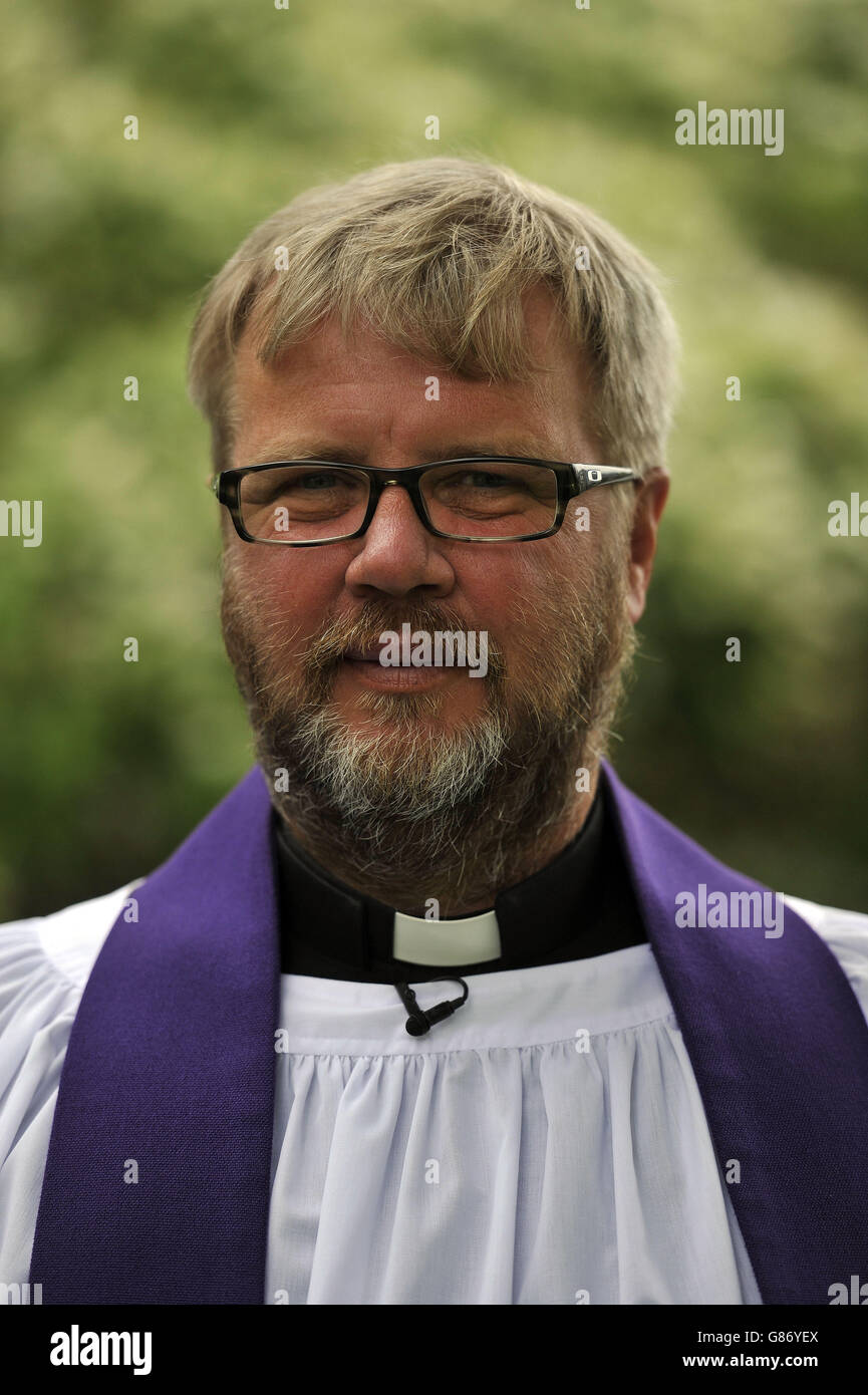 Reverend Canon John Coldwell who performed the funeral service for ...