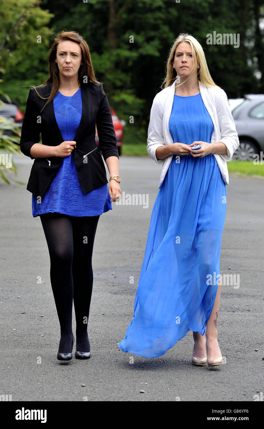 Mourners wearing blue as requested by the family of Apprentice star ...
