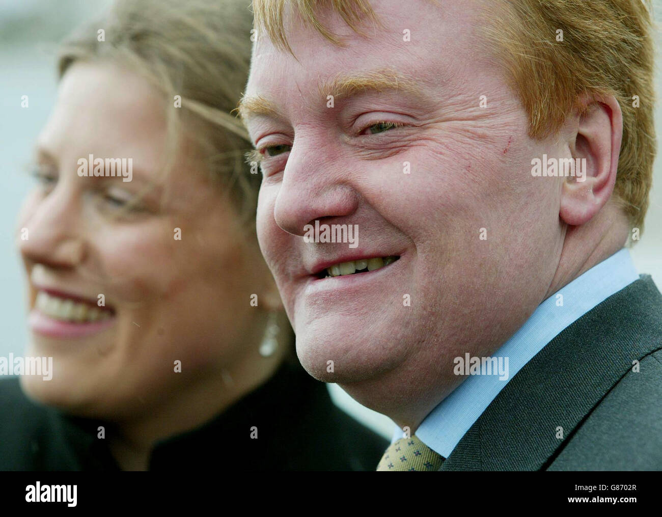 Liberal Democrat leader Charles Kennedy with wife Sarah after casting ...