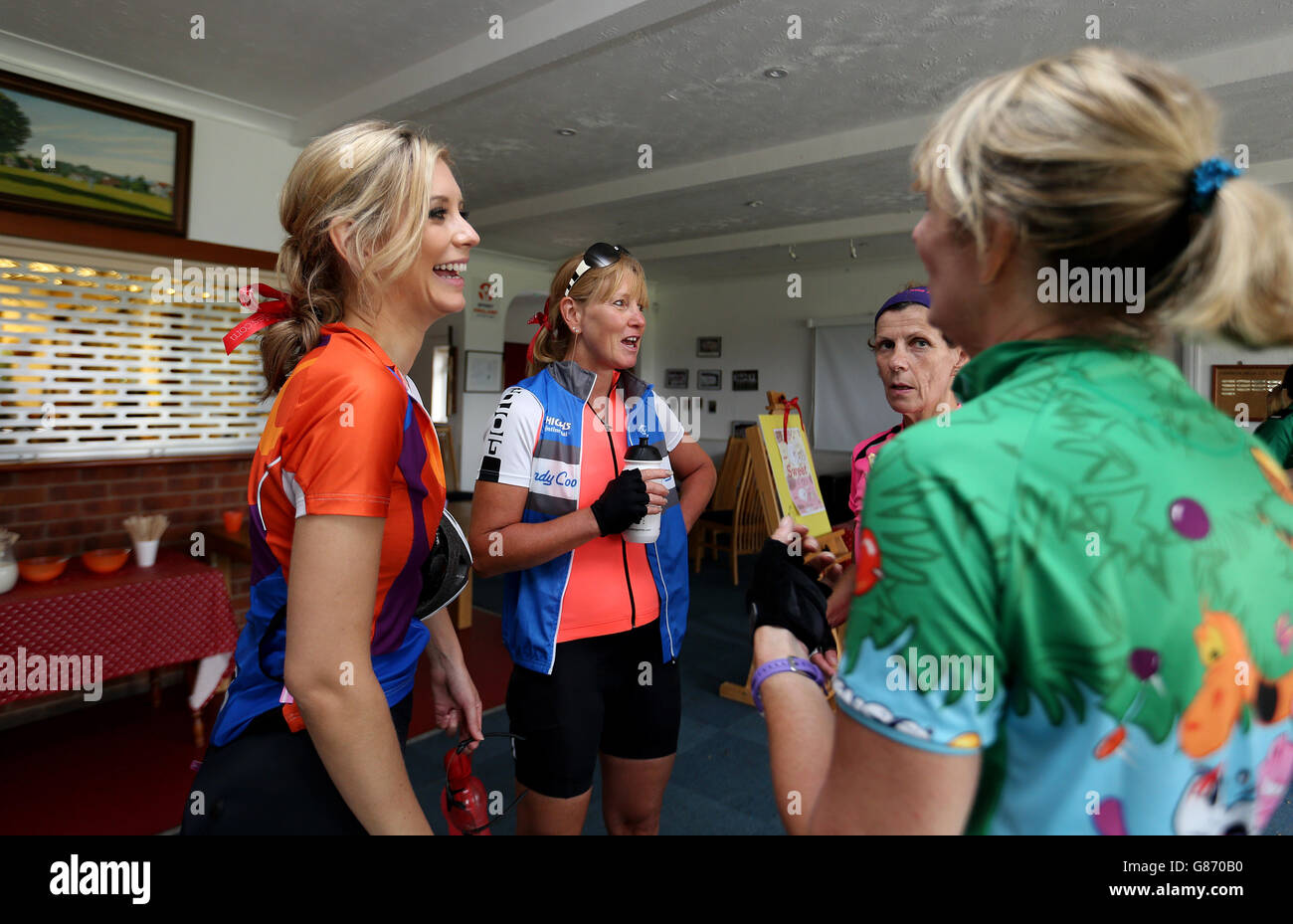 Breeze challenge event ambassador rachel riley at feed station hi-res ...