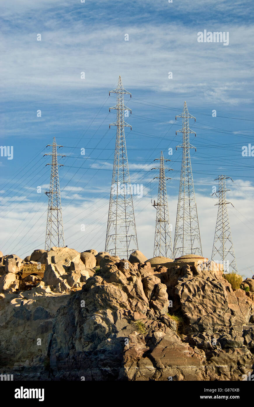 Hydro towers hi-res stock photography and images - Alamy