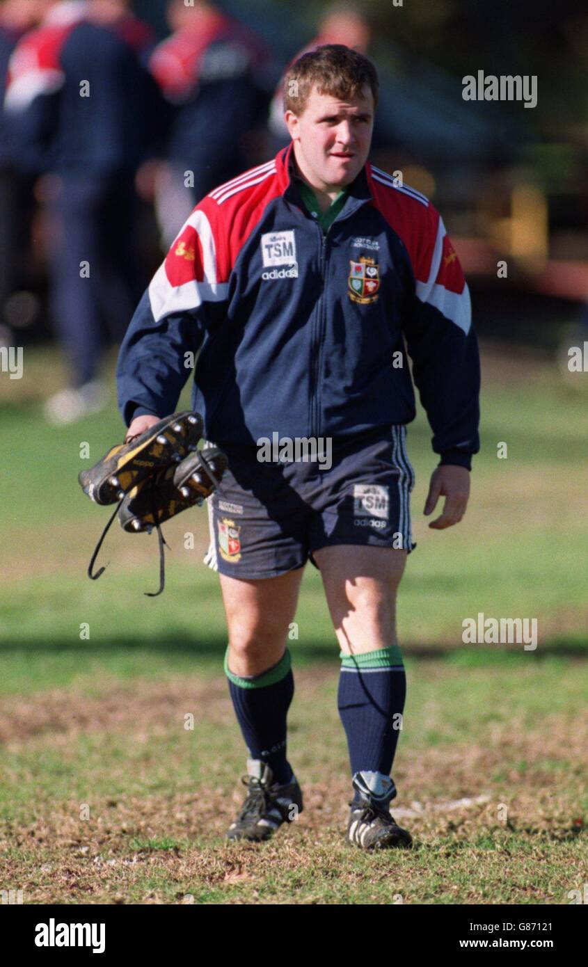 Rugby Union - British Lions Training. Tim Smith, British Lions Stock ...