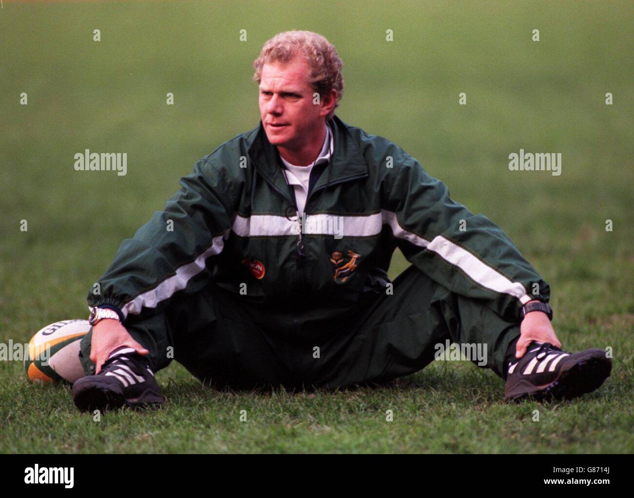 Rugby Union - South African Training. Dan Van Der Heeven Stock Photo ...