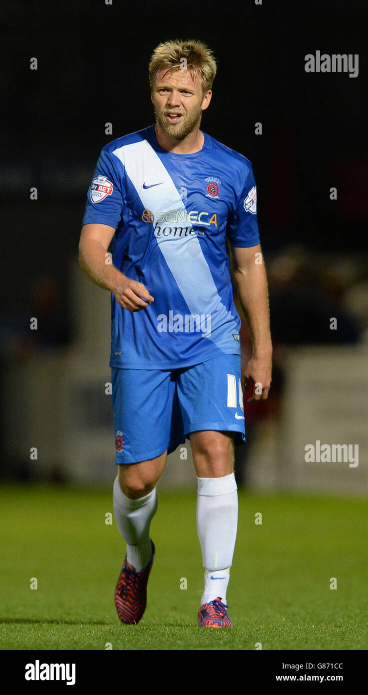 Hartlepool United's Nicky Featherstone during the Capital One Cup ...