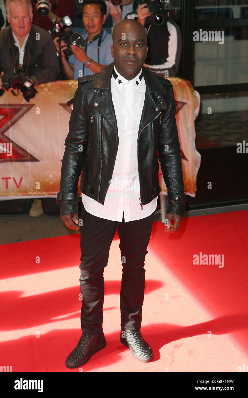 Melvin Odoom attending the X Factor Media Launch held at Playhouse ...