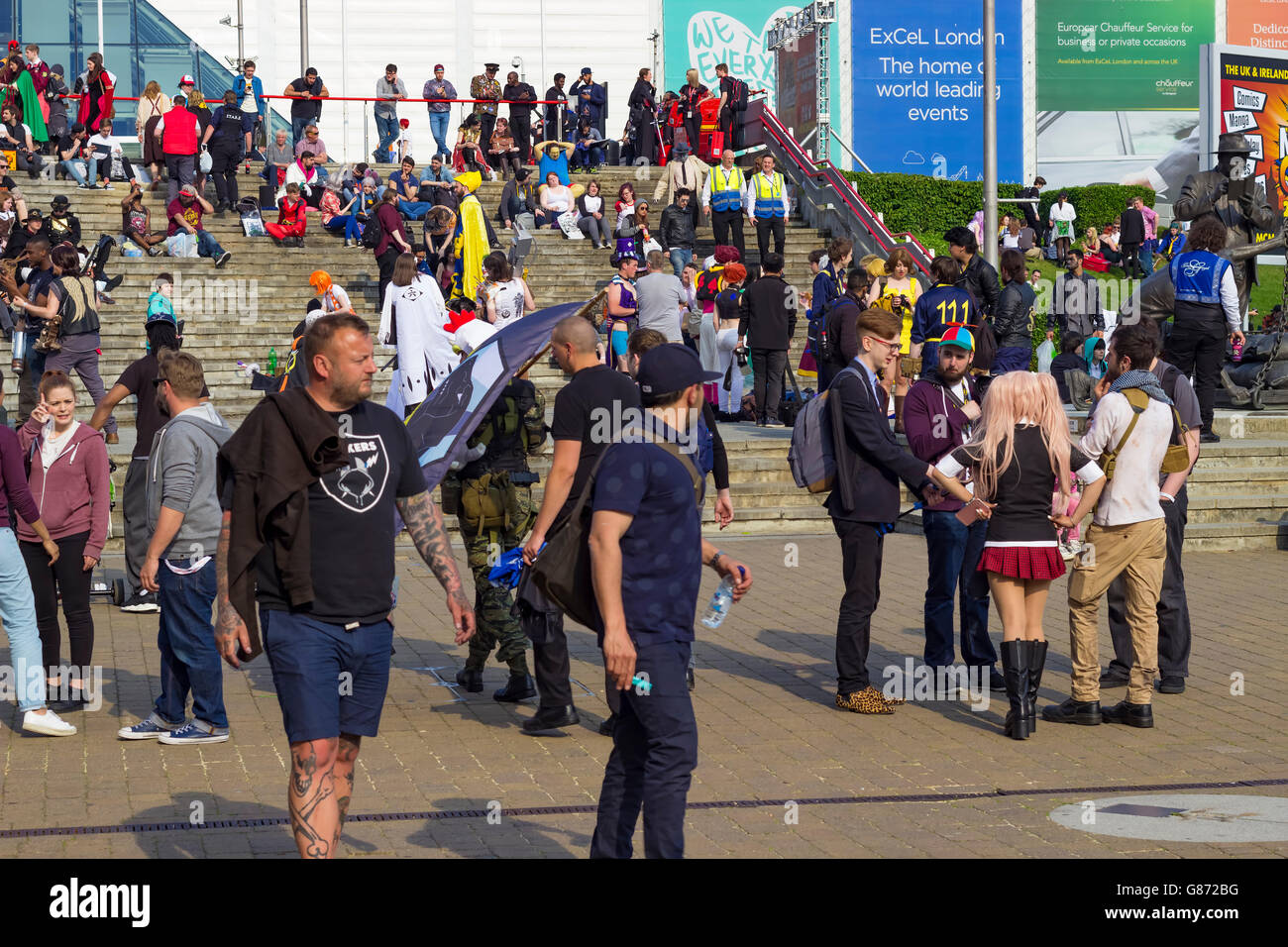 London, England - May 27, 2016: The MCM London Comic Con at ExCeL ...