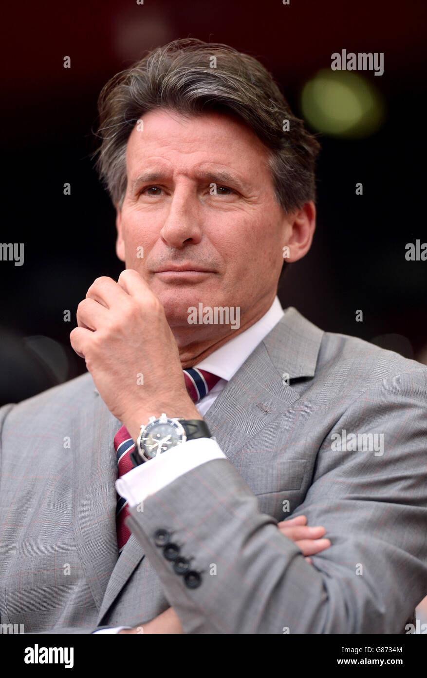 IAAF President Lord Sebastian Coe during day eight of the IAAF World ...