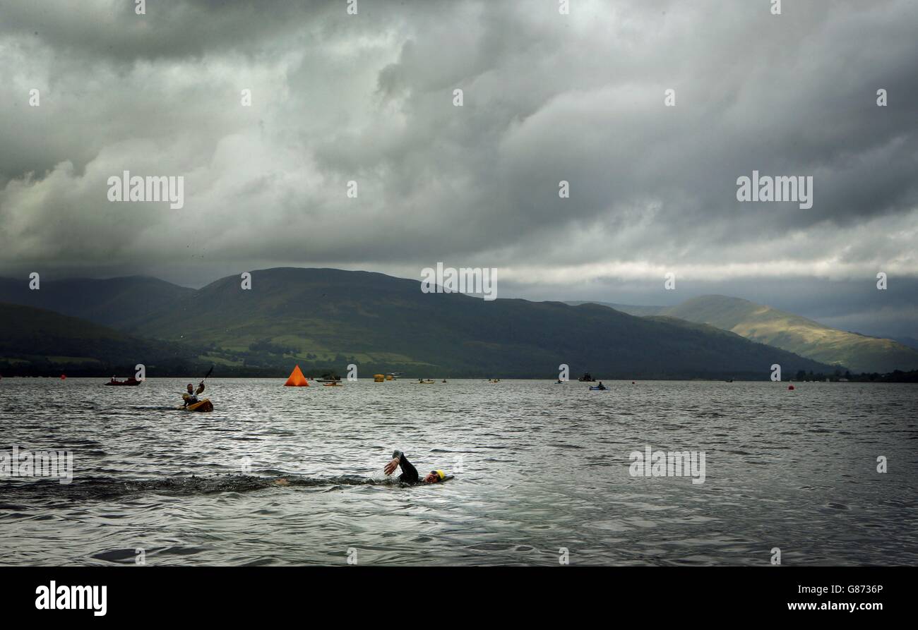Great Scottish Swim Stock Photo - Alamy