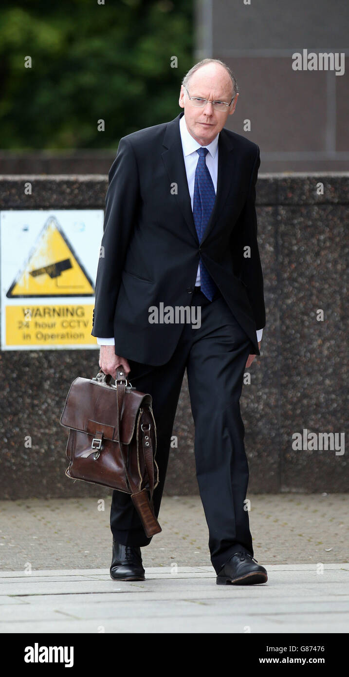 Witness Professor Andrew Rankin leaves Glasgow Sheriff Court, Glasgow ...