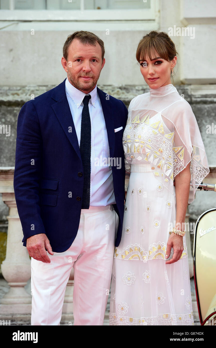 Guy Ritchie and Wife Jacqui Ainsley attending the UK premiere of The ...