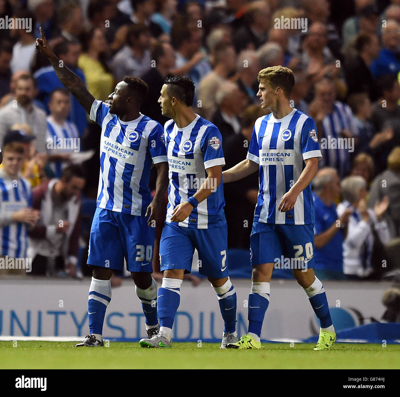 Brighton and hove albion v nottingham forest hi-res stock photography ...
