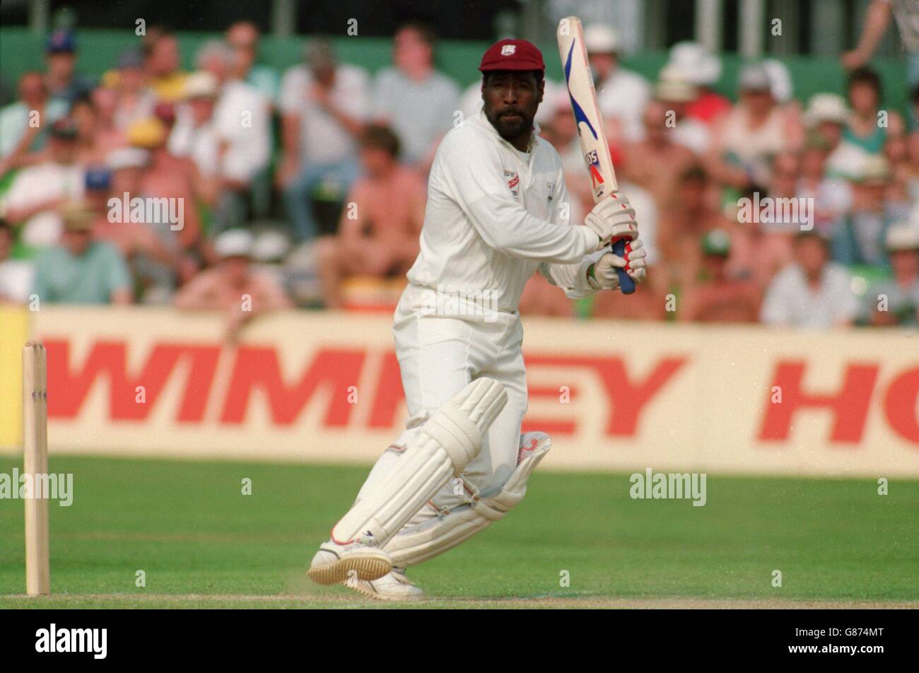 Cricket, West Indies. Viv Richards, West Indies Stock Photo - Alamy