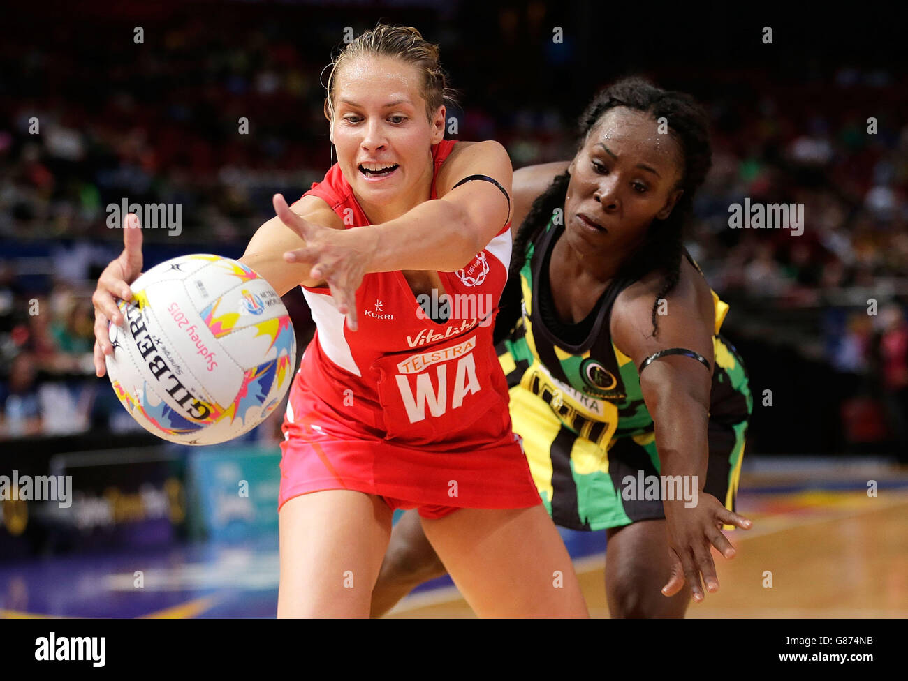 Netball 2015 netball world cup pool jamaica england allphones arena hi ...