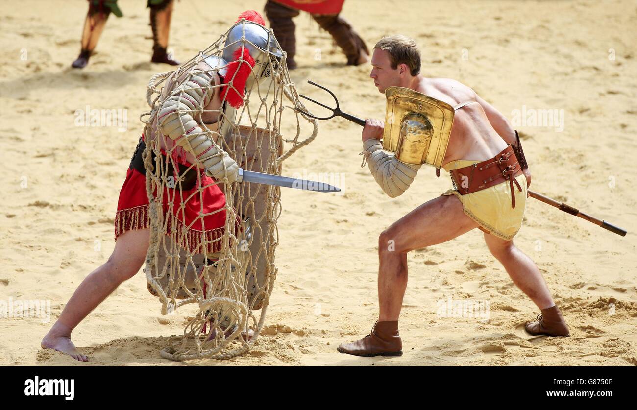 Gladiator Games launch Stock Photo - Alamy