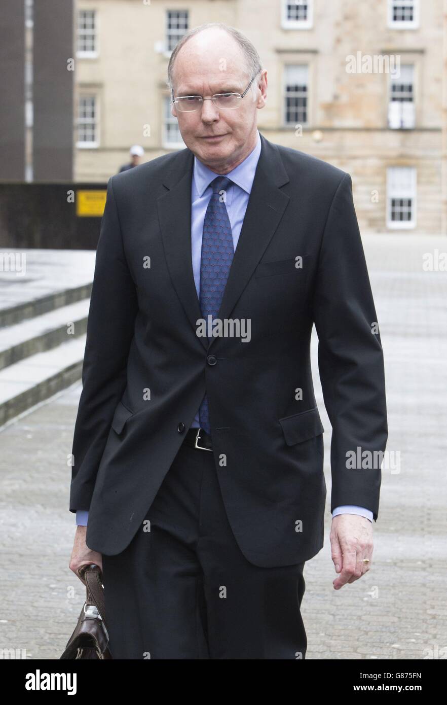 Professor Andrew Rankin leaves Glasgow Sheriff Court after giving ...
