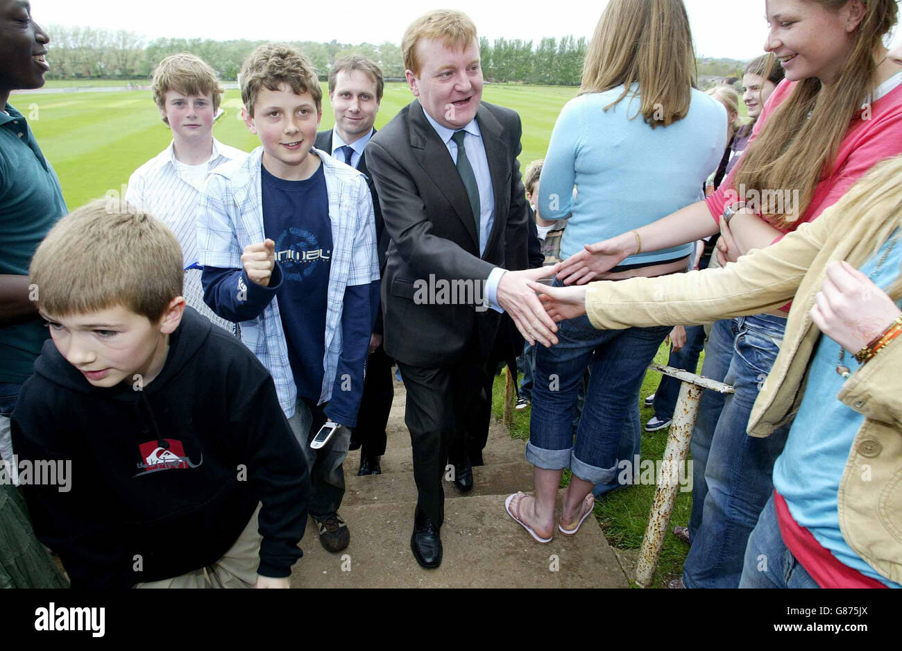 Leader charles kennedy arrives hi-res stock photography and images - Alamy