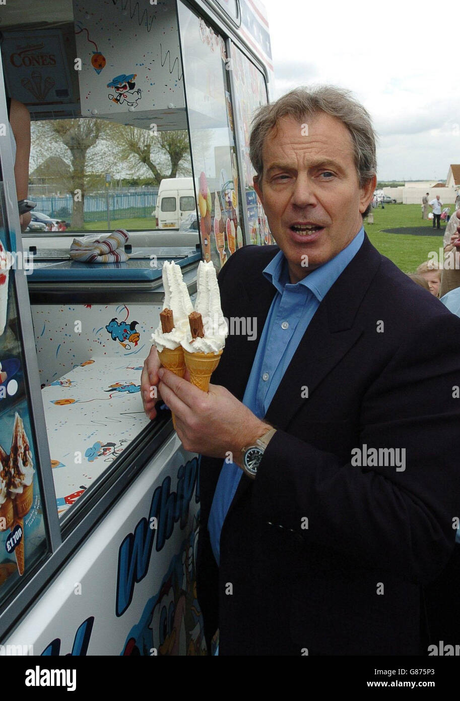 General Election Campaign 2005 - Labour Party - Gillingham Stock Photo ...