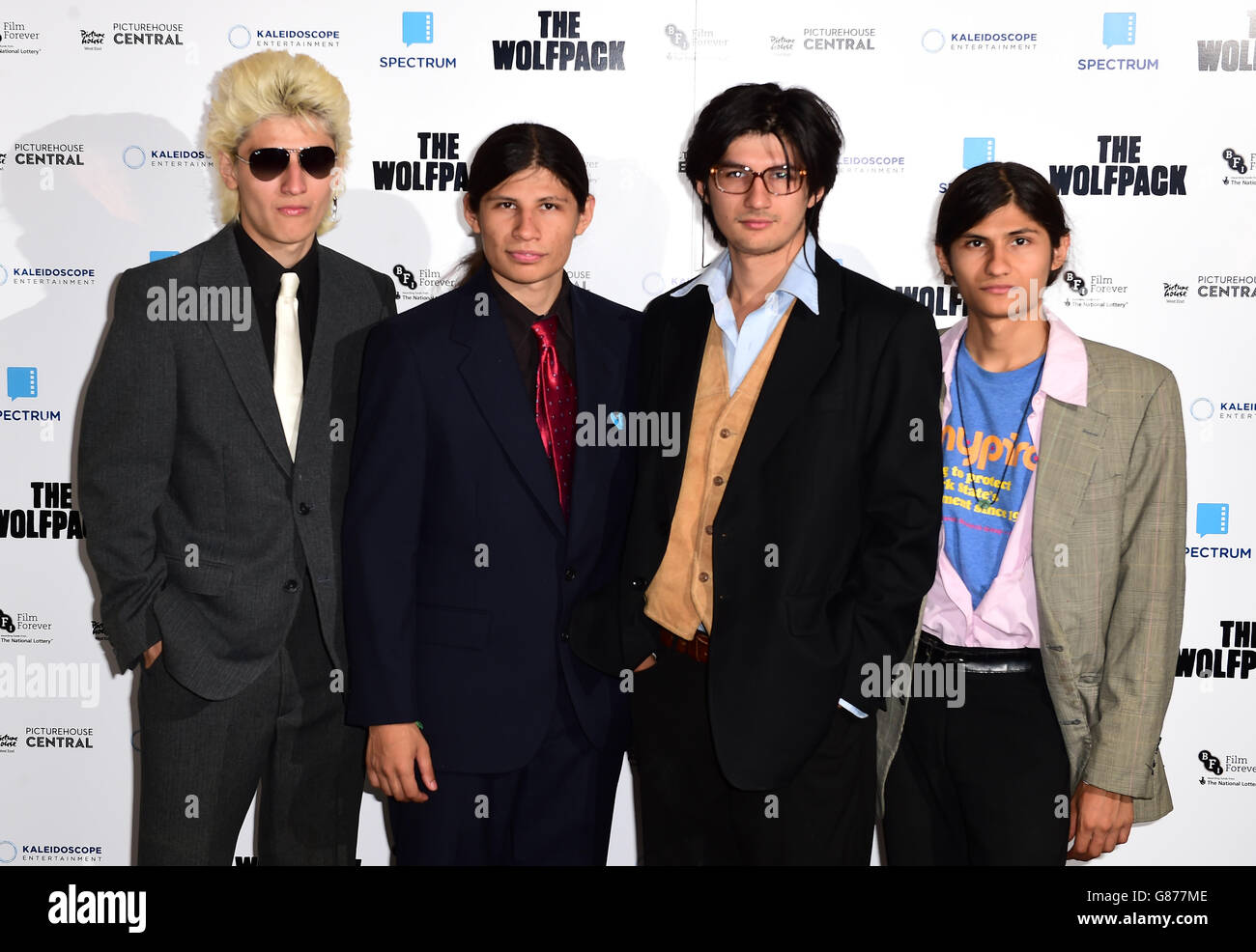 (Left - right) Eddie Angulo, Mukunda Angulo, Govinda Angulo and ...