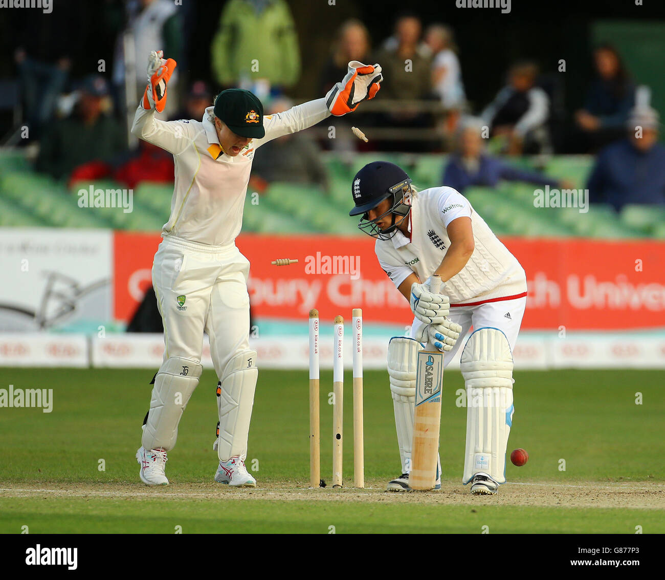 Wicket of alyssa healy hi-res stock photography and images - Alamy
