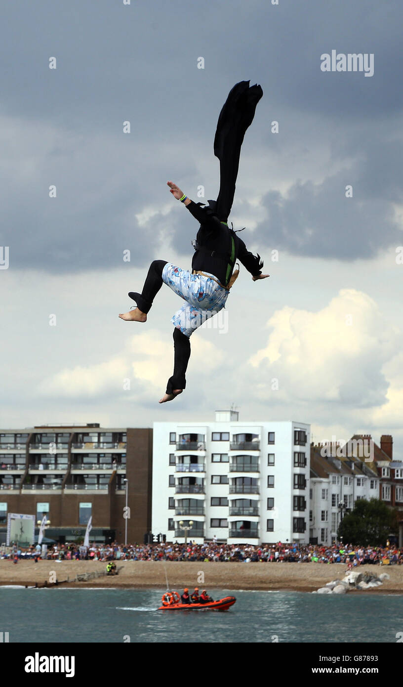 Worthing International Birdman competition Stock Photo - Alamy