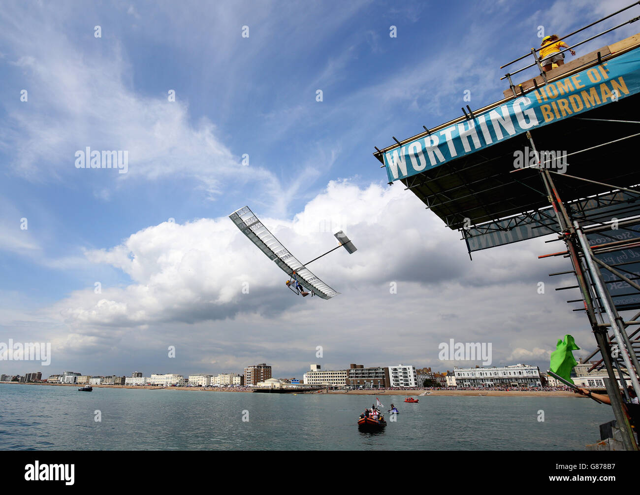 Worthing International Birdman competition Stock Photo - Alamy