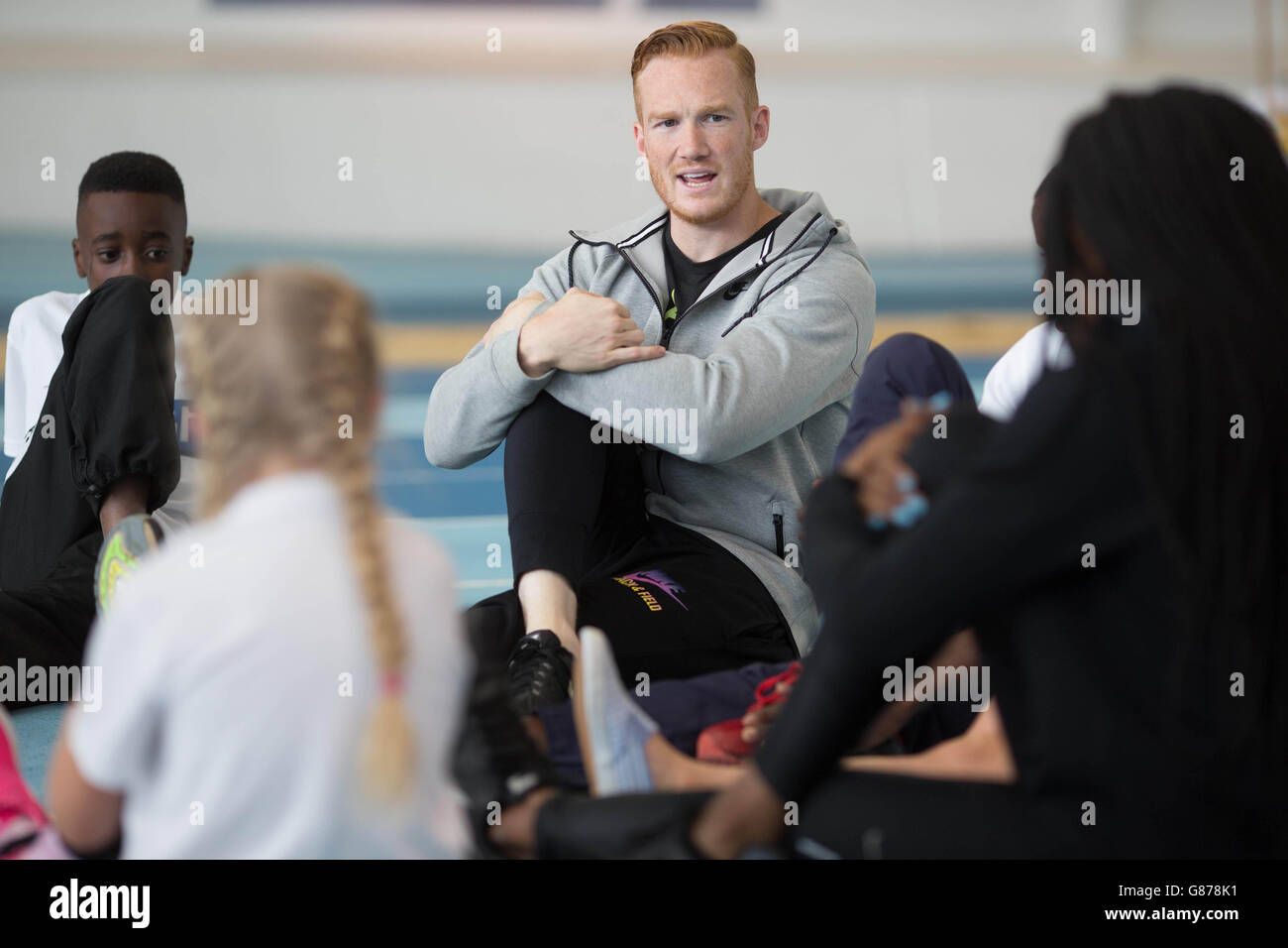 British athlete Greg Rutherford mentors competition winners as part of ...