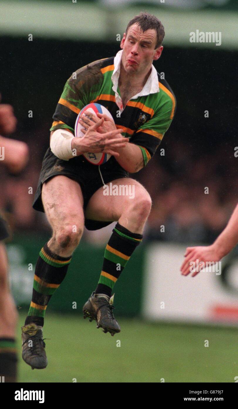 Rugby Union - Northampton v Wasps. Ian Hunter, Northampton Stock Photo ...