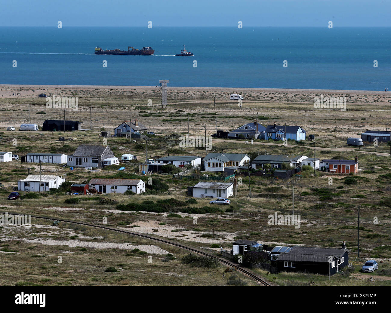 The Dungeness Estate in Kent, which has been described as the UK's only ...