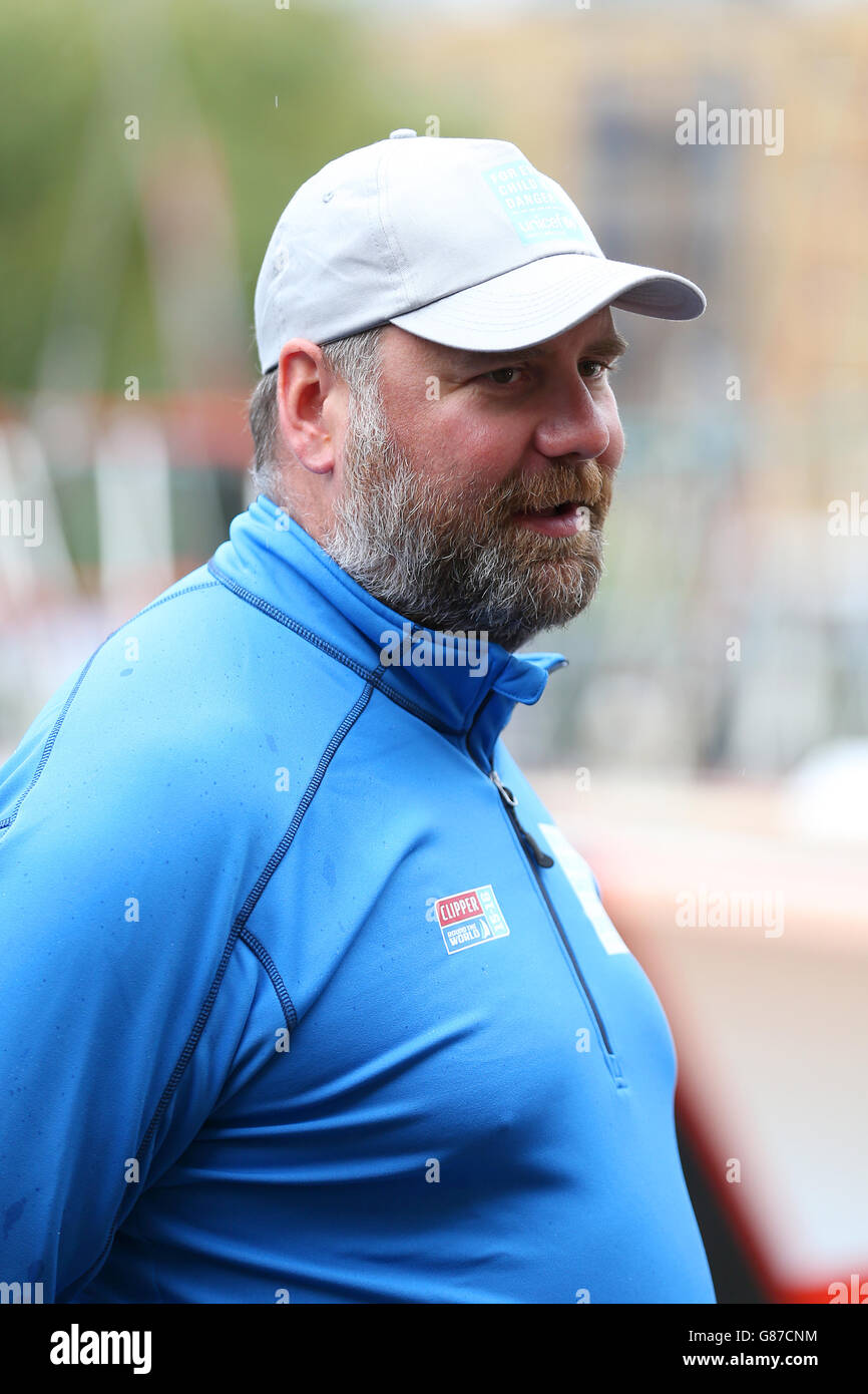 Skipper Jim Prendergast during day three of the Clipper Round the World ...