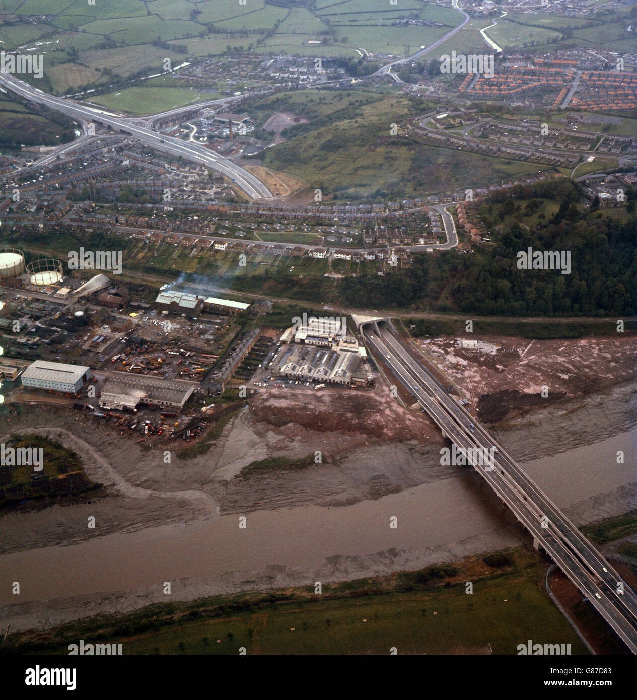 M4 motorway aerial hi-res stock photography and images - Alamy