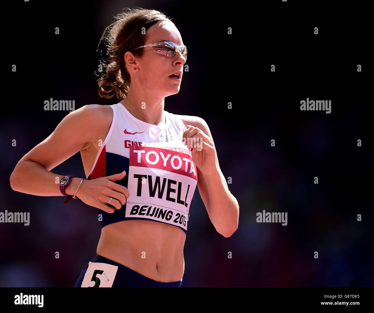 Great Britain's Stephanie Twell in the Women's 5000m Round one, during ...