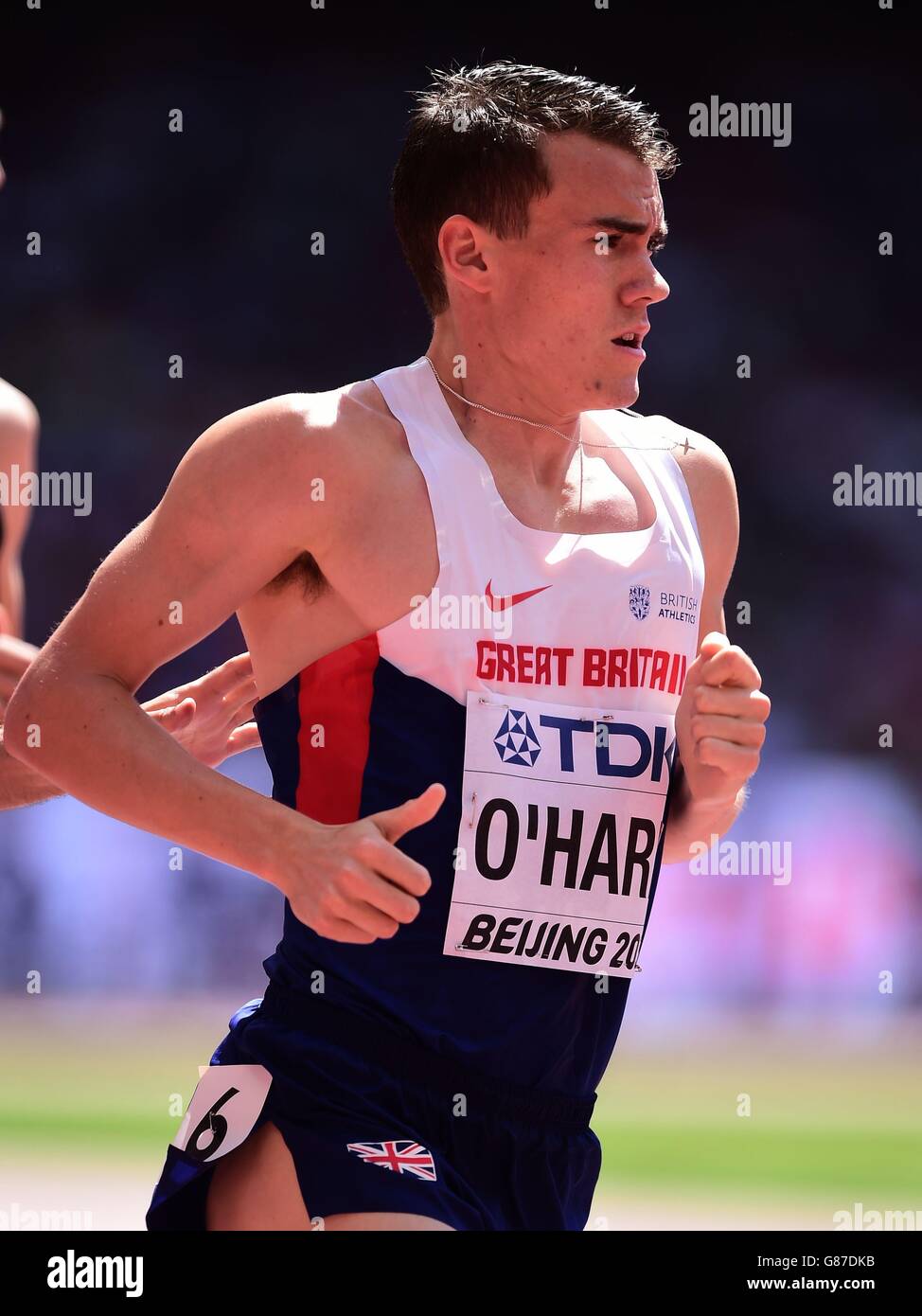 Great Britain's Chris O'Hare in the Men's 1500m Round one, during day ...