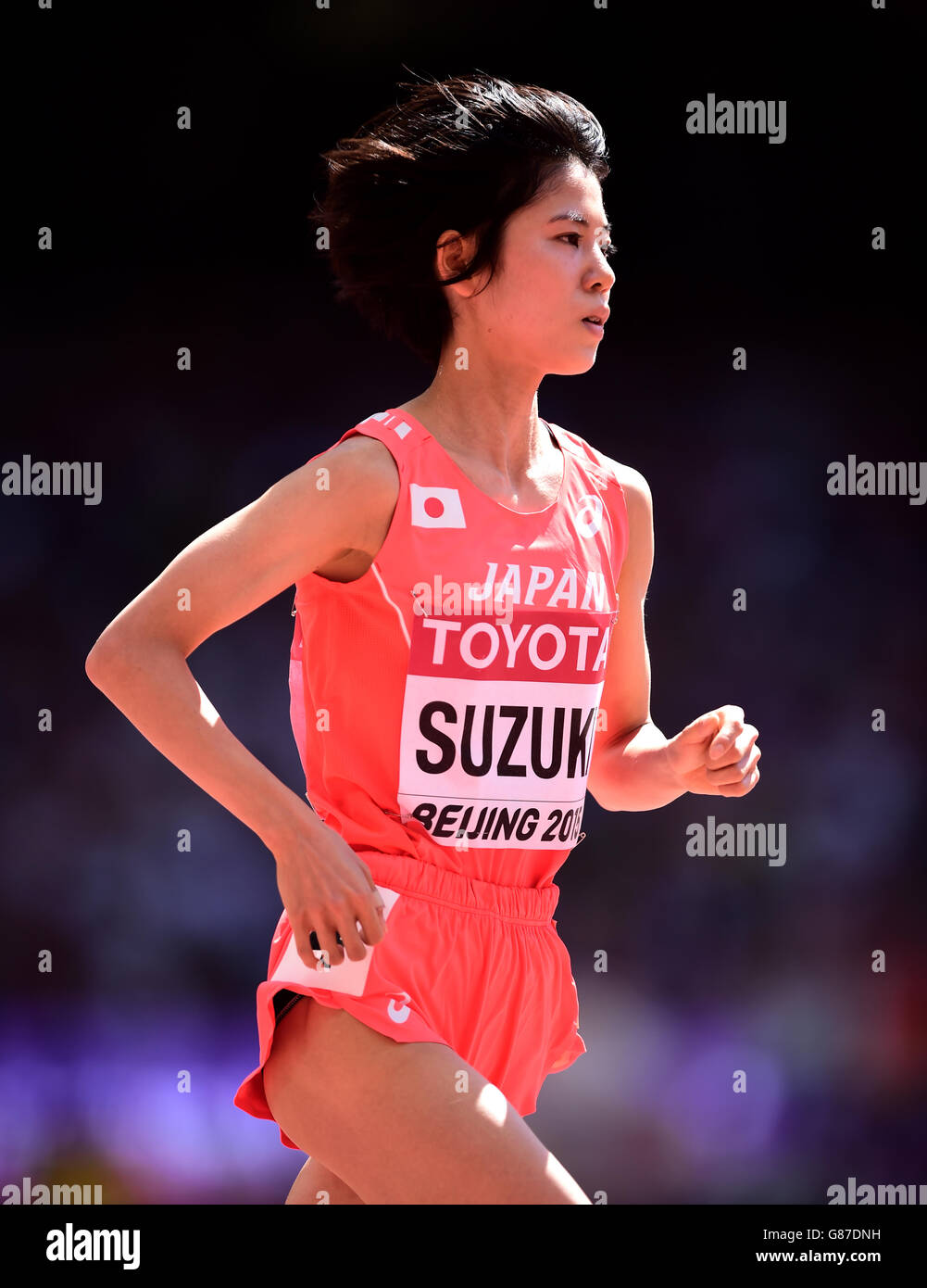 Japan's Ayuko Suzuki in the Women's 5000m Round one, during day six of ...